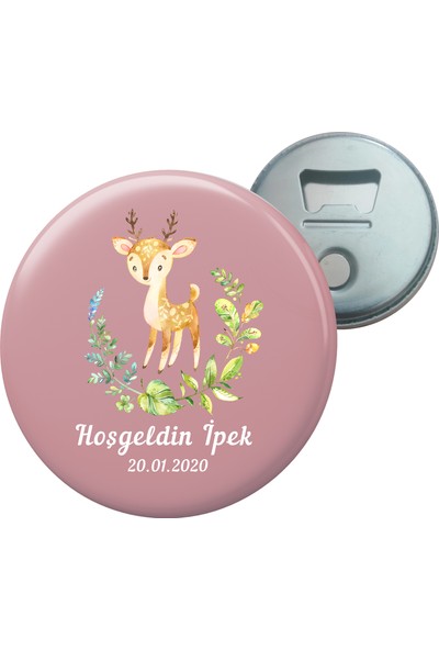 Grafilli Design Kişiye Özel Hoşgeldin Bebek Magnet Açacak (10 Adet) Grafilli Design Kişiye Özel Hoşgeldin Bebek Magnet Açacak (10 Adet)