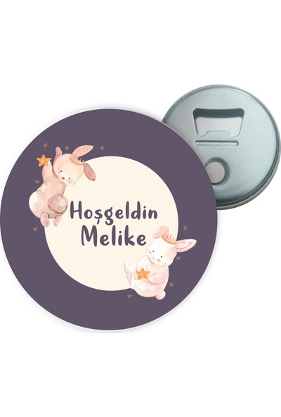 Grafilli Design Kişiye Özel Hoşgeldin Bebek Magnet Açacak (10 Adet) Grafilli Design Kişiye Özel Hoşgeldin Bebek Magnet Açacak (10 Adet)