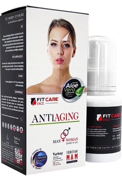 Fitcare Antiaging Yaşlanma ve Kırışıklık Karşıtı Cilt Bakım Kremi 50 ml Fitcare Antiaging Yaşlanma ve Kırışıklık Karşıtı Cilt Bakım Kremi 50 ml