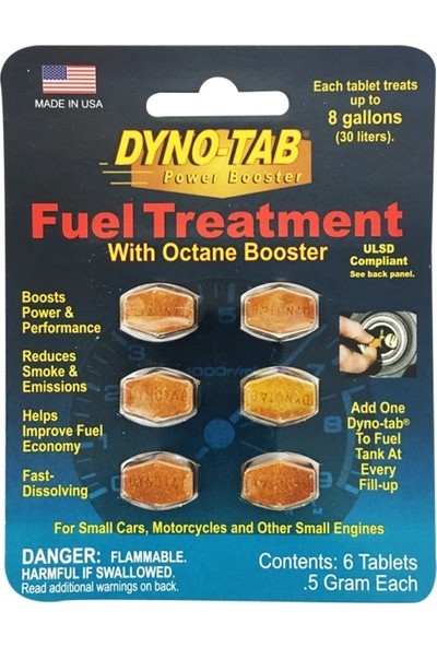 Dyno Tab Yakıt Katkısı ve Yakıt Tasarruf Tableti Benzin ve Dizel Dyno Tab Yakıt Katkısı ve Yakıt Tasarruf Tableti Benzin ve Dizel