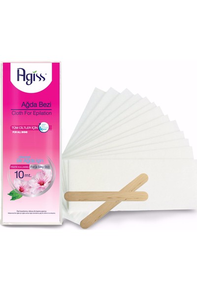 Agiss Ağda Bezi 10 M Parça