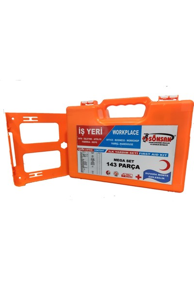Sönsan İlk Yardım Seti Ecza Çantası 143 Parça Sönsan İlk Yardım Seti Ecza Çantası 143 Parça