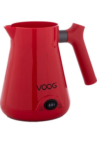 Voog Közde Pişirme Özellikli Türk Kahve Makinesi - Kırmızı Voog Közde Pişirme Özellikli Türk Kahve Makinesi - Kırmızı