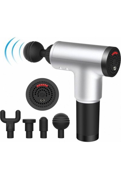 A Plus Sporcu Masaj Aleti 4 Başlıklı Şarjlı Titreşimli Yoğurmalı A Plus Sporcu Masaj Aleti 4 Başlıklı Şarjlı Titreşimli Yoğurmalı