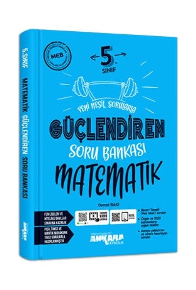 Ankara Yayıncılık 5.sınıf Güçlendiren Matematik Soru Bankası