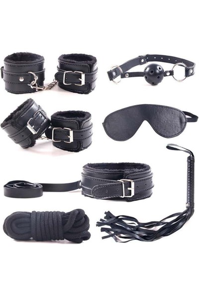Censan Fetiş Bağlama ve Fantezi Seti - Siyah