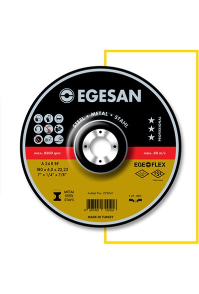 Egesan Egesan 230*3,0*22,23 Metal Kesici Taş