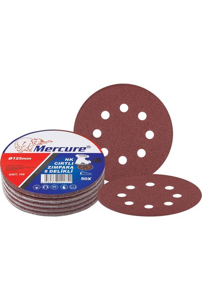 Mercure 150MM 150 Kum Delikli Cırt Zımpara