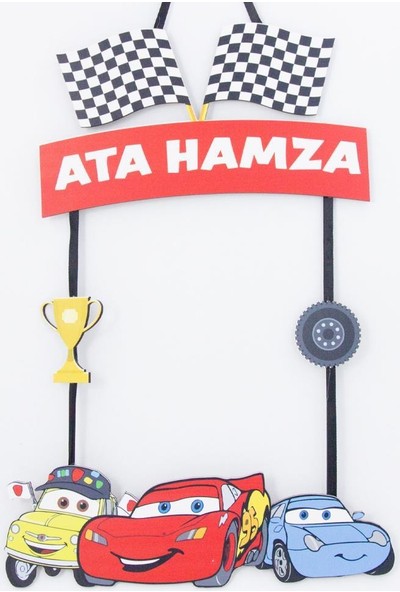 Meşgalem Kişiye Özel Çocuk Odası Arabalar Kapı Süsü Meşgalem Kişiye Özel Çocuk Odası Arabalar Kapı Süsü