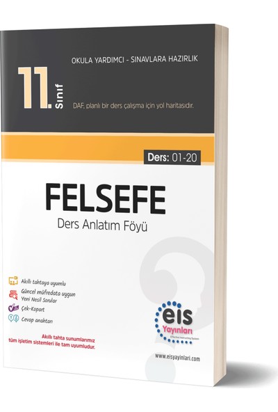 Eis Yayınları 11. Sınıf Felsefe Ders Anlatım Föyü Eis Yayınları 11. Sınıf Felsefe Ders Anlatım Föyü