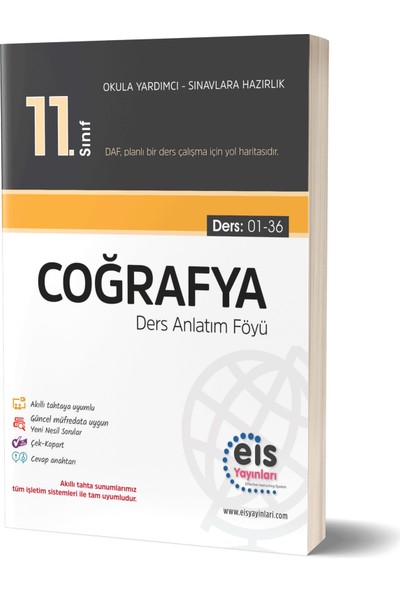 Eis Yayınları 11 Coğrafya Ders Anlatım Föyü
