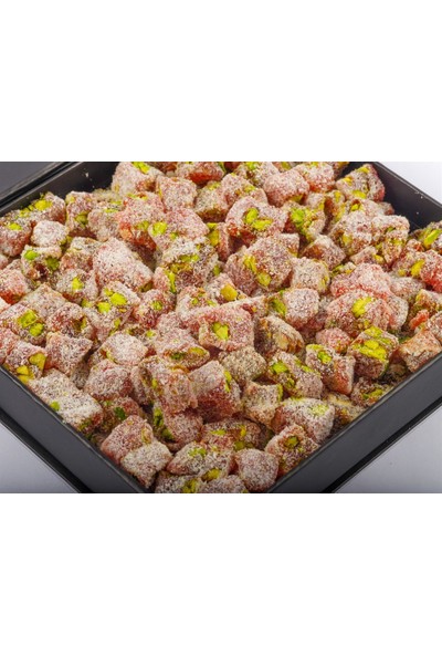 Bercekız Servet Şekerleme Minik Narlı Antep Fıstıklı Çifte Kavrulmuş Lokum 800 gr