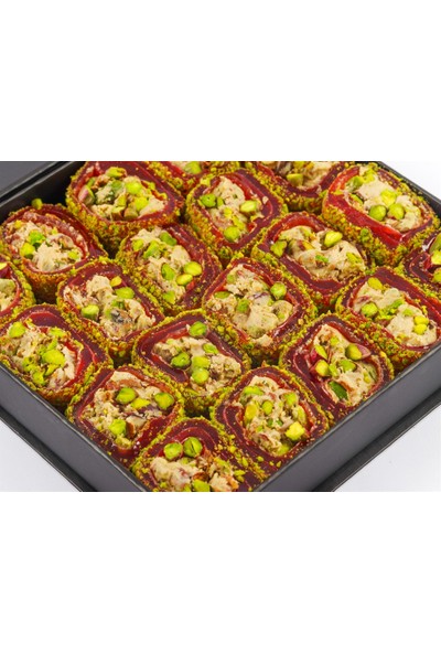 Bercekız Servet Şekerleme Narlı ve Antep Fıstıklı Fındık Kremalı Lokum 800 gr