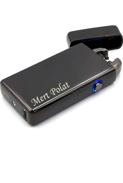 Silvio Monetti Kişiye İsme Özel Bobinli Plazma Ark Çakmak USB Şarjlı Siyah Silvio Monetti Kişiye İsme Özel Bobinli Plazma Ark Çakmak USB Şarjlı Siyah