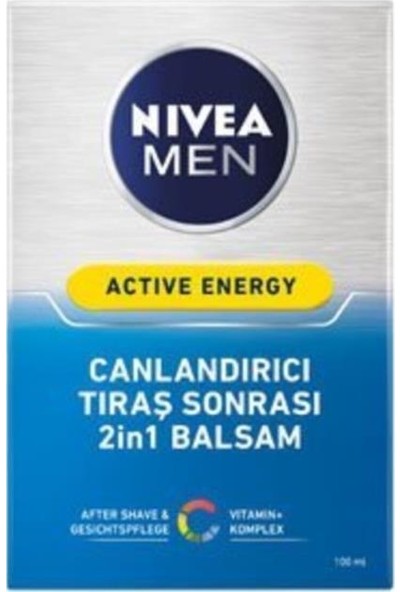 Nivea Men Active Energy Canlandırıcı 2 In1 Balsam 100 ml