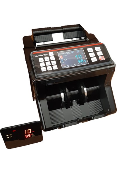 HunterTec Hl 2210 Konuşan Karışık Para Sayma Makinesi Siyah HunterTec Hl 2210 Konuşan Karışık Para Sayma Makinesi Siyah