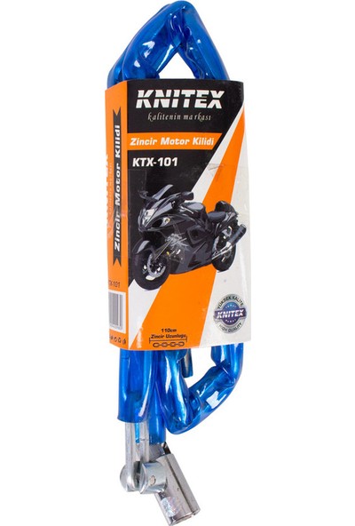 Knitex KTX101 Zincirli Motor-Bisiklet Kilidi 110 cm