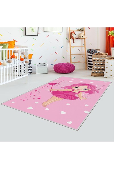 Homefesto Dekoratif Özel Tasarım Modern Yıkanabilir İnce Antibakteriyel Antialerjik Çocuk Halısı