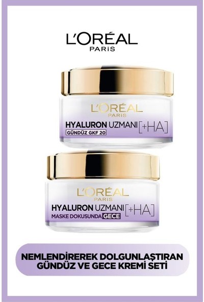 Loreal Paris Hyaluron Expert Gündüz + Gece Kremi Hyaluron Set