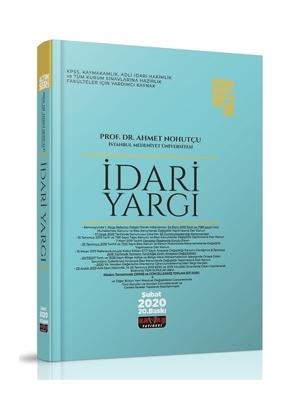 Savaş Yayınları Idari Yargı