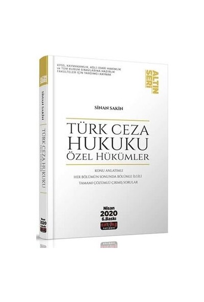 Savaş Yayınları Türk Ceza Hukuku Özel Hükümler Savaş Yayınları Türk Ceza Hukuku Özel Hükümler