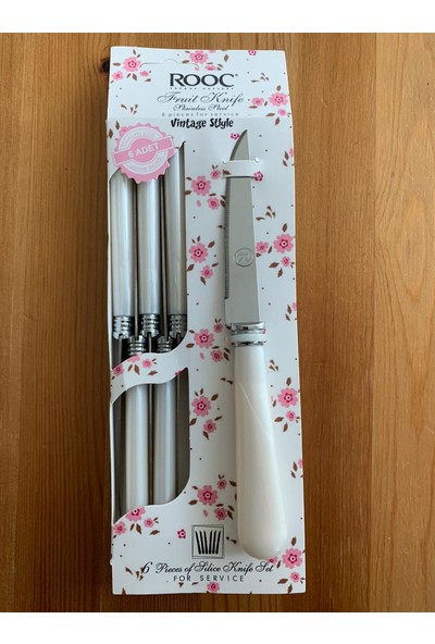 Rooc Cabarre Vintage 6'lı Meyve Bıçağı Rooc Cabarre Vintage 6'lı Meyve Bıçağı