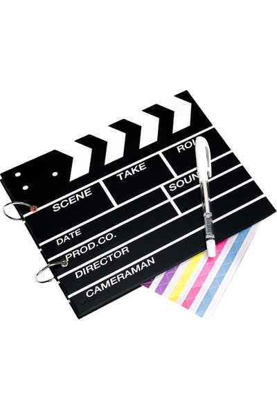 Patladı Gitti Halkalı Sinema Klaket Tasarımlı Fotoğraf Albümü Anı Defteri, Kendin Yap Dıy Patladı Gitti Halkalı Sinema Klaket Tasarımlı Fotoğraf Albümü Anı Defteri, Kendin Yap Dıy