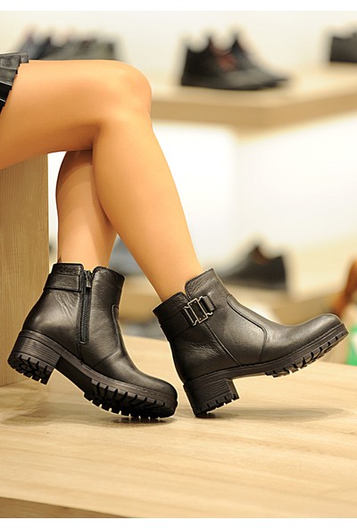 Sarıkaya Tekin Deri Kadın Bot