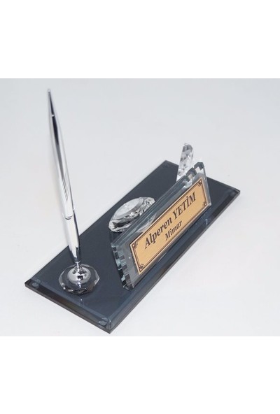 Tasarım Kişiye Özel Yönetici Füme Cam Atatürk'lü Masaüstü Isimlik Tasarım Kişiye Özel Yönetici Füme Cam Atatürk'lü Masaüstü Isimlik