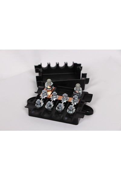 Çiftel 1 MegaTİp/4MidiTip Sigorta İçin Kapaklı Sigorta Kutusu 5 Adet