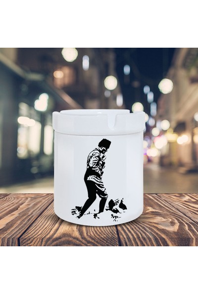 Asilmeydan Mustafa Kemal Atatürk Baskılı Kül Tablası