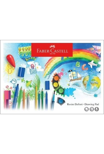 Faber-Castell Karton Kapak Resim Defteri 15 Yaprak 35 x 50 cm