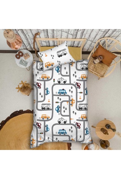 Ely Parker Organik Tek Kişilik Genç Nevresim Takımı Highway Ely Parker Organik Tek Kişilik Genç Nevresim Takımı Highway