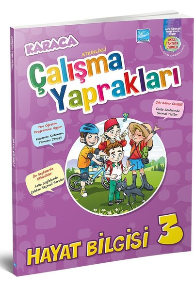 Karaca 3. Sınıf Hayat Bilgisi Etkinlikli Soru Bankası Çalışma Yaprakları