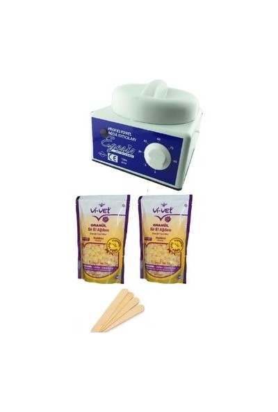 Vi-Vet Ege Sir Ağda Makinesi + 2 Adet Epilady Boncuk Ağda + Spatula Seti Vi-Vet Ege Sir Ağda Makinesi + 2 Adet Epilady Boncuk Ağda + Spatula Seti