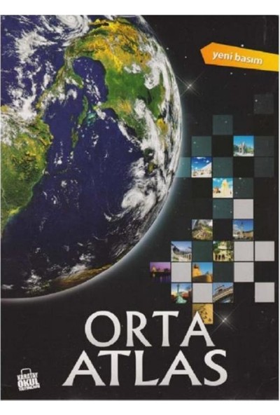 Karatay Yayınları Karatay Orta Atlas Parlak Kuşe Baskı