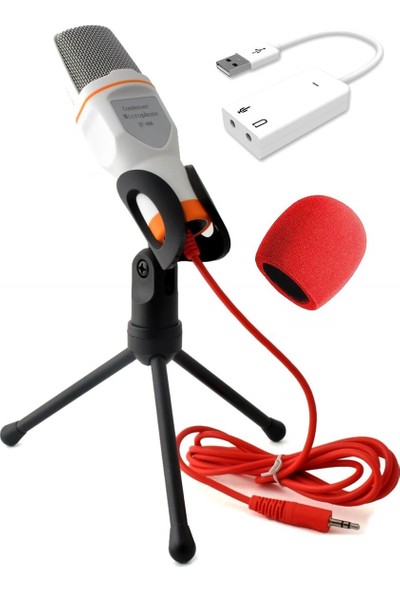 Midex CX-20378W SF666 Condenser PC Bilgisayar Youtuber Twitch Mikrofonu Midex CX-20378W SF666 Condenser PC Bilgisayar Youtuber Twitch Mikrofonu