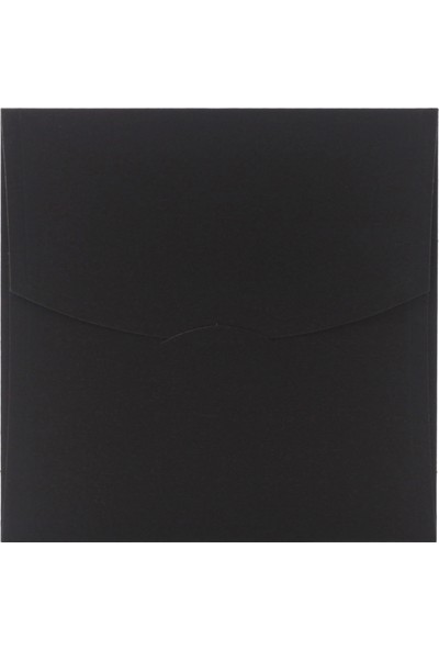 Ege Lüks Davetiye Zarfı 250 gr 50'li 18 x 18 cm Siyah