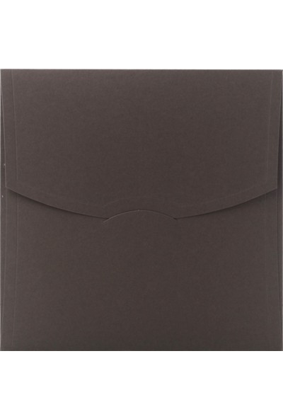 Ege Lüks Davetiye Zarfı 270 gr 50'li 18 x 18 cm Gri