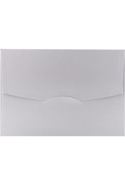 Ege Metalik Lüks Davetiye Zarfı 250 gr 50'li 14 x 20 cm Şeker Pembe