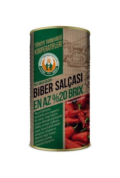 Tarım Kredi Biber Salçası 4200 gr