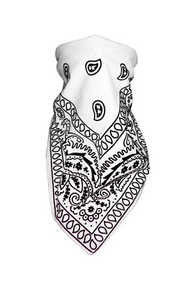 Metal Giyim Kare Bandana 02 Beyaz Metal Giyim Kare Bandana 02 Beyaz