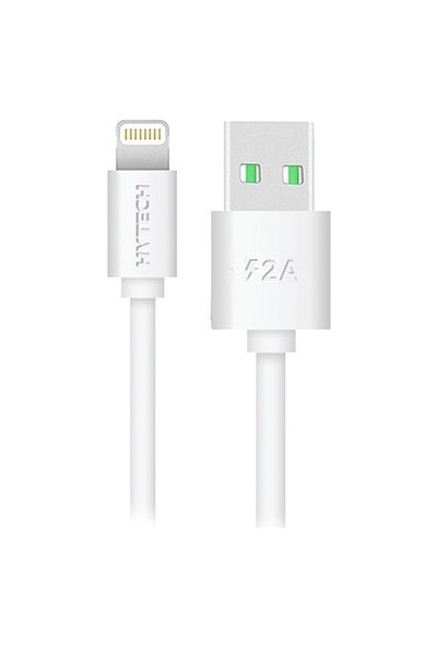 Hytech HY-X93 1m 2.a Lightning Beyaz Apple iPhone Şarj Kablosu 1 mt