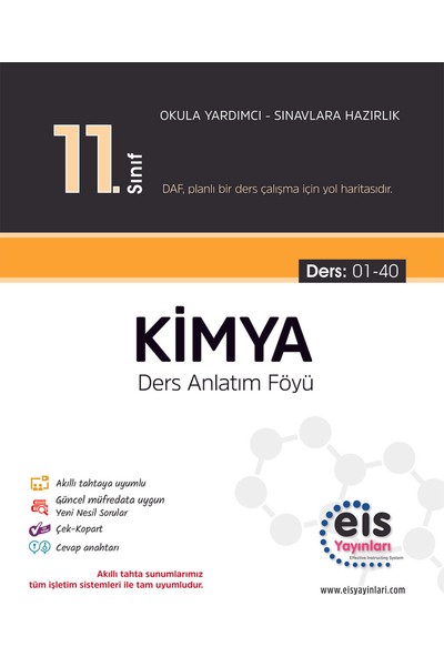 Eis Yayınları 11. Sınıf Kimya 2020