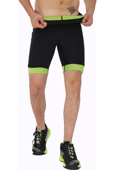 Giyincel Erkek Neopren Termal Spor Ve Terletme Kısa Tayt