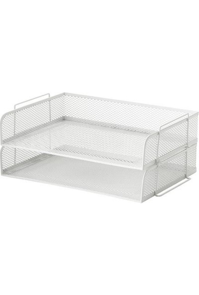 Barbun Drönjöns 2 Katlı Bölmeli Metal Evrak Doküman Rafı Barbun Drönjöns 2 Katlı Bölmeli Metal Evrak Doküman Rafı