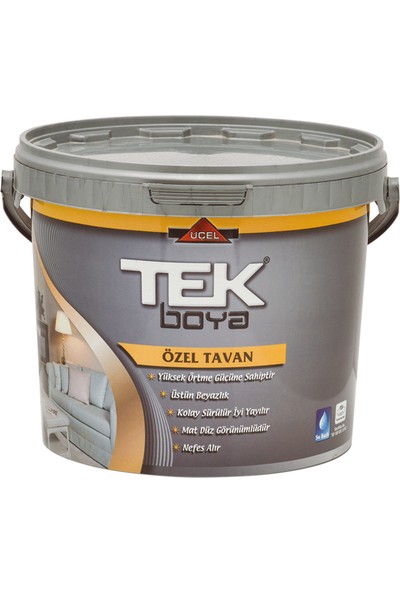 Tek Tavan Boyası Beyaz 10 kg