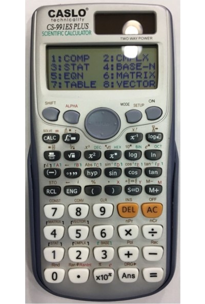 Caslo CS-991ES Plus 417 Fonksiyonlu Hesap Makinesi Caslo CS-991ES Plus 417 Fonksiyonlu Hesap Makinesi