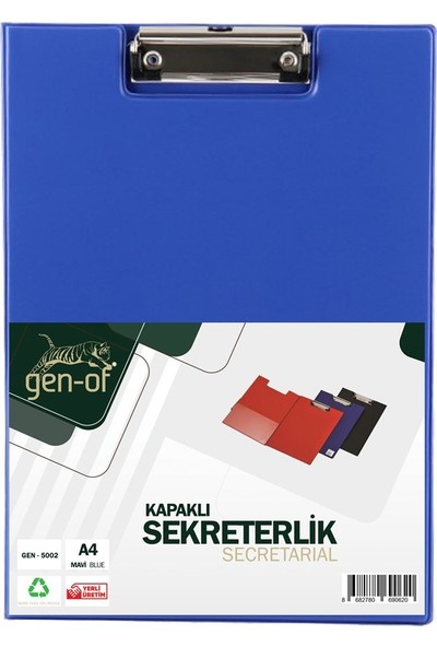 Gen-Of A4 Kapaklı Sekreterlik Mavi