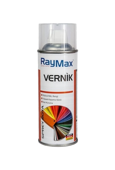 Raymax Akrilik Vernik Parlak Sprey 400 ml Raymax Akrilik Vernik Parlak Sprey 400 ml